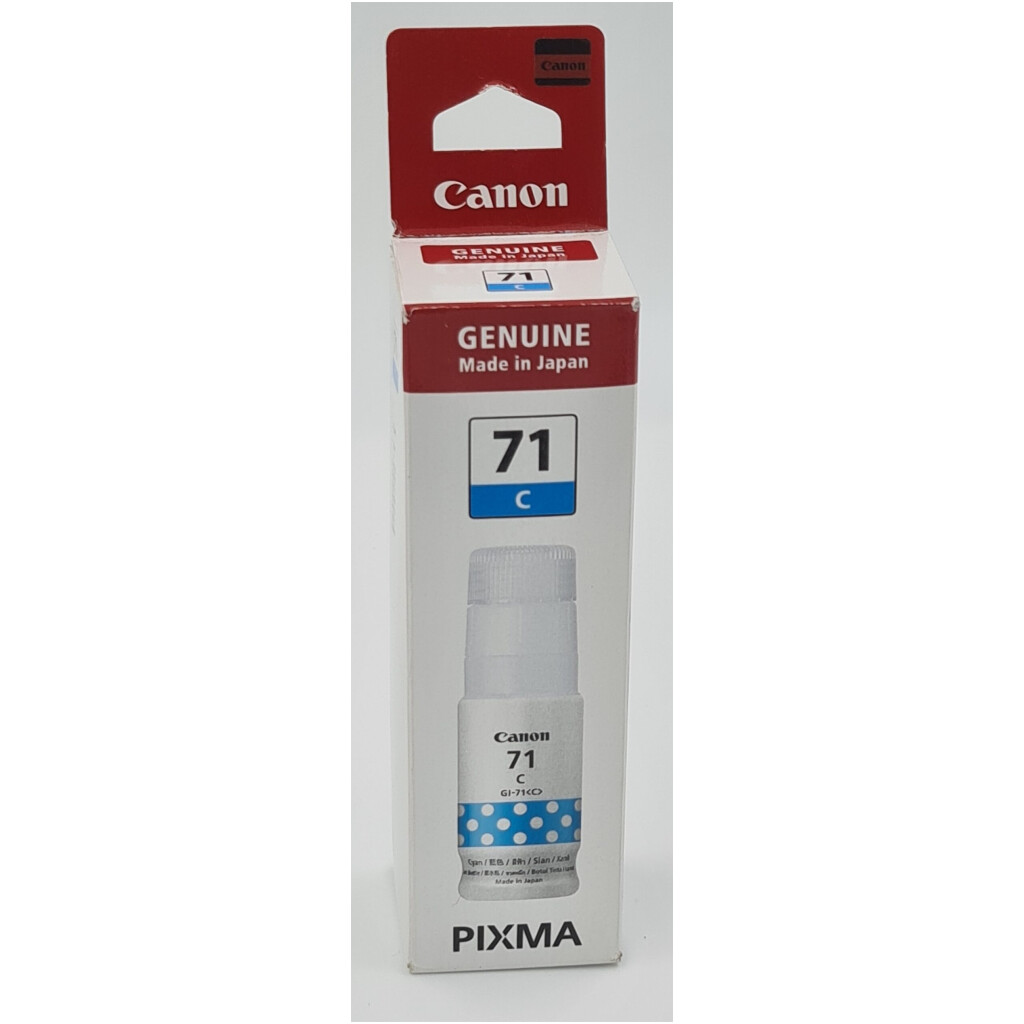 Canon GI-71 Cyan 70ML Genuine Ink Bottle - The Dan Technology